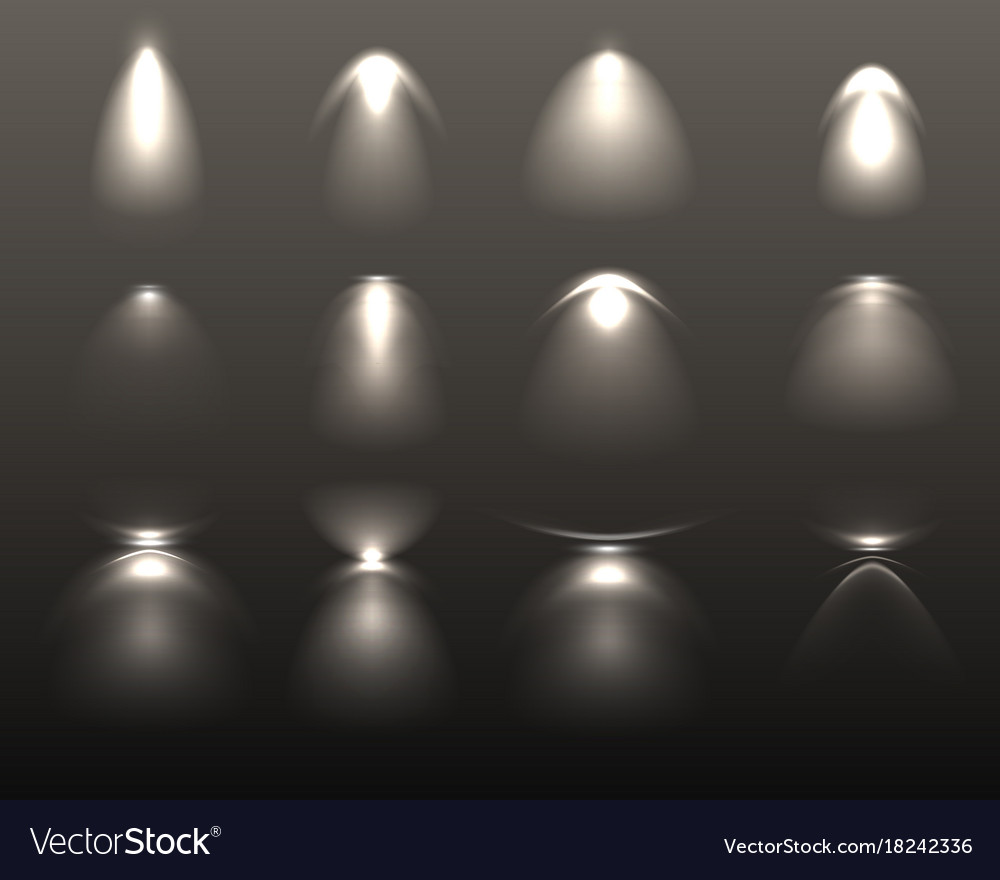 Light effects set Royalty Free Vector Image - VectorStock