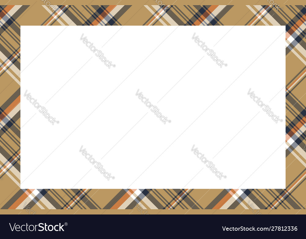 Rectangle borders and frames border pattern Vector Image