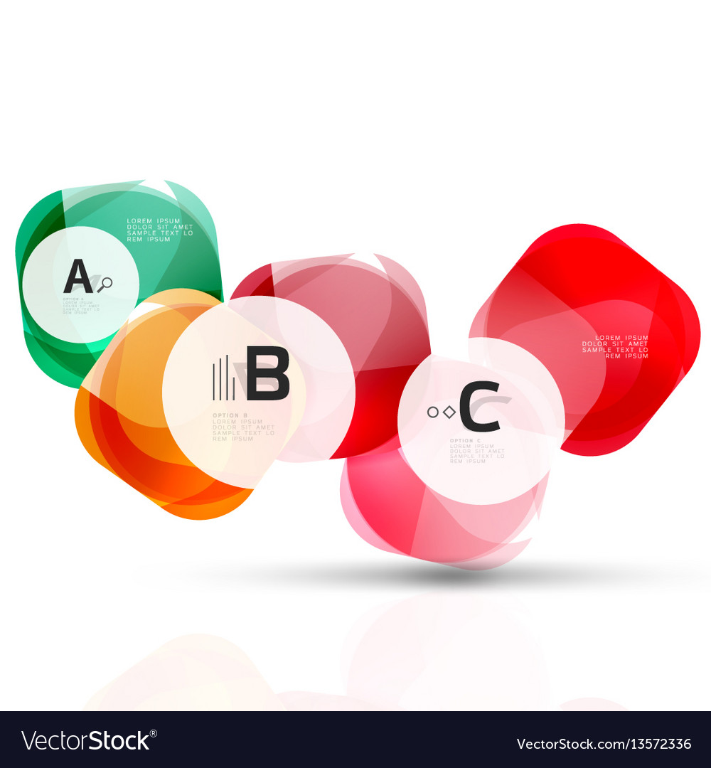 Shiny blank web option boxes Royalty Free Vector Image Shiny blank web option boxes Royalty Free Vector Image
