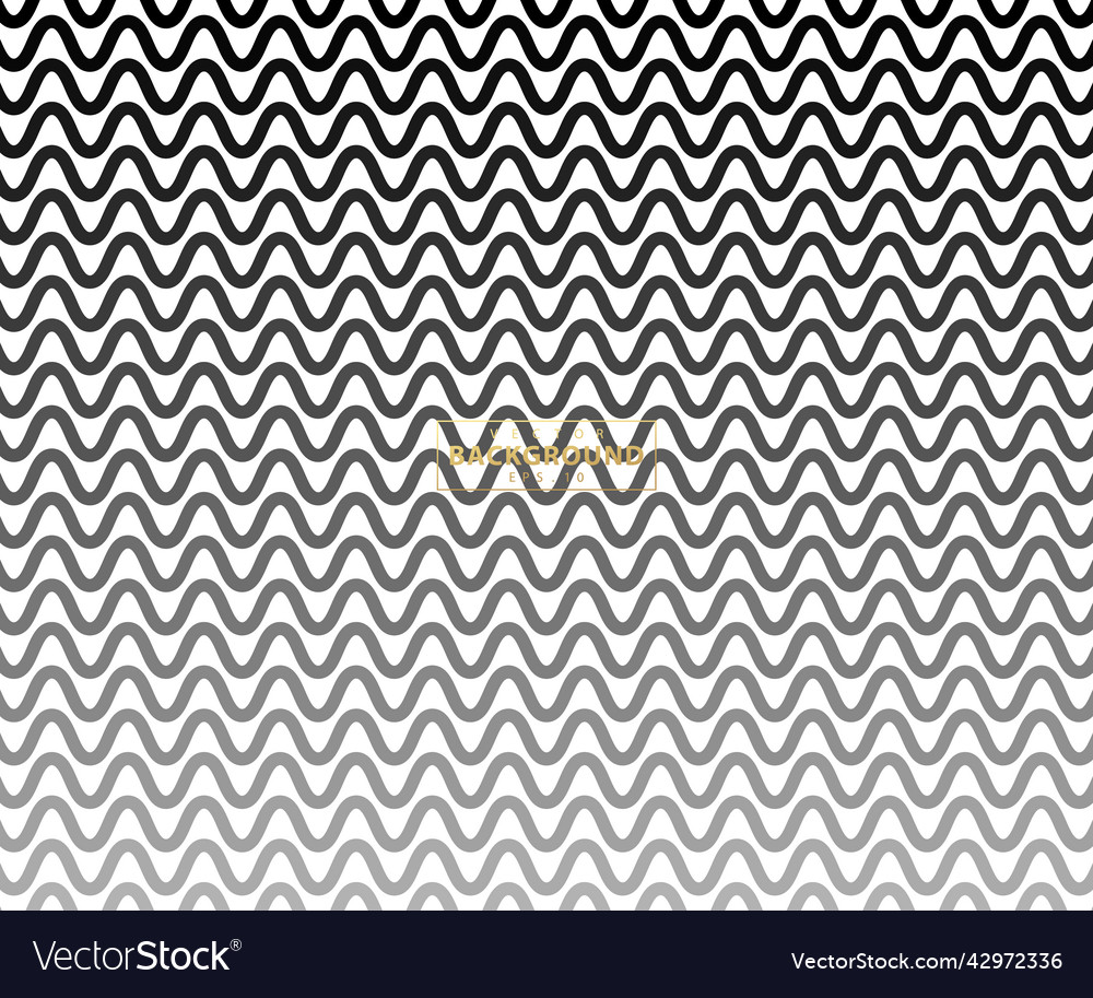 Wave Line And Wavy Zigzag Pattern Lines Abstract Vector Image
