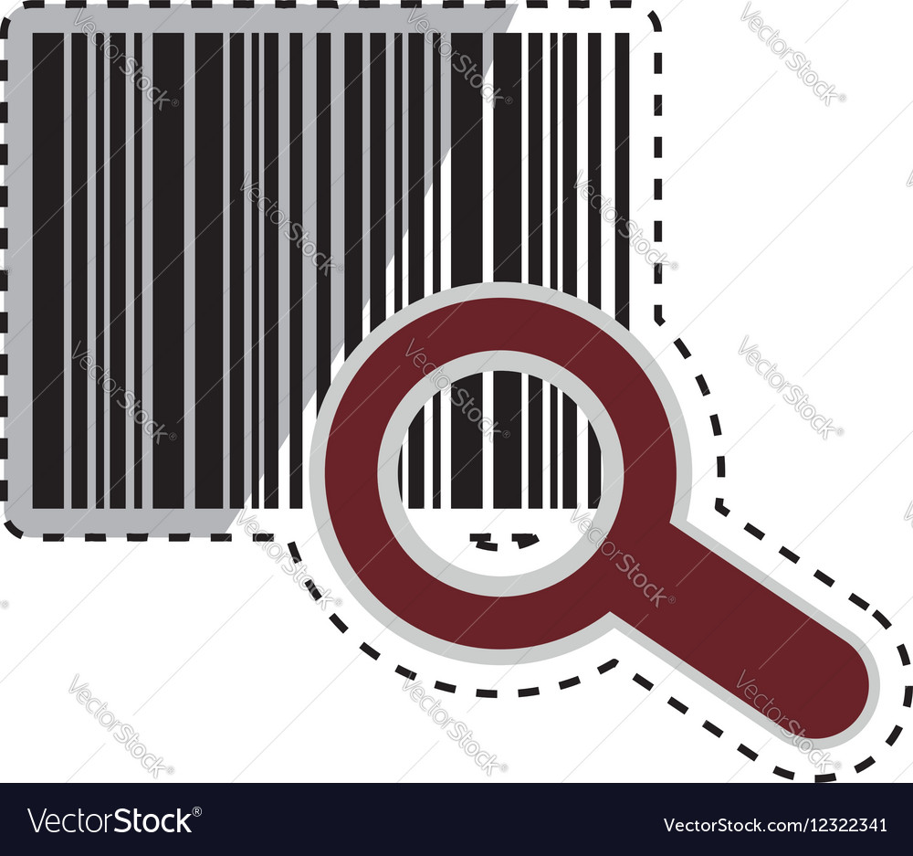 Bars code symbol Royalty Free Vector Image - VectorStock