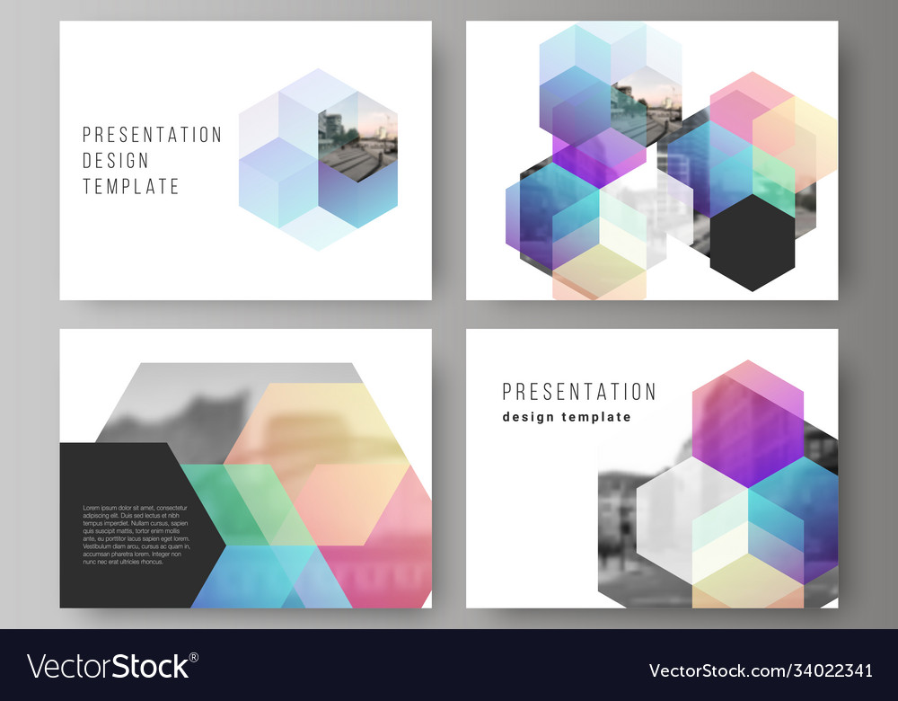 Layout presentation slides design Royalty Free Vector Image