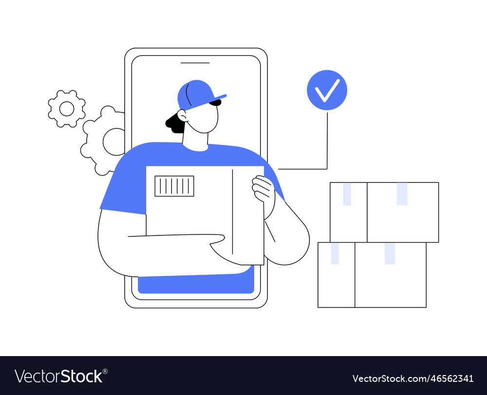 Order complete abstract concept Royalty Free Vector Image