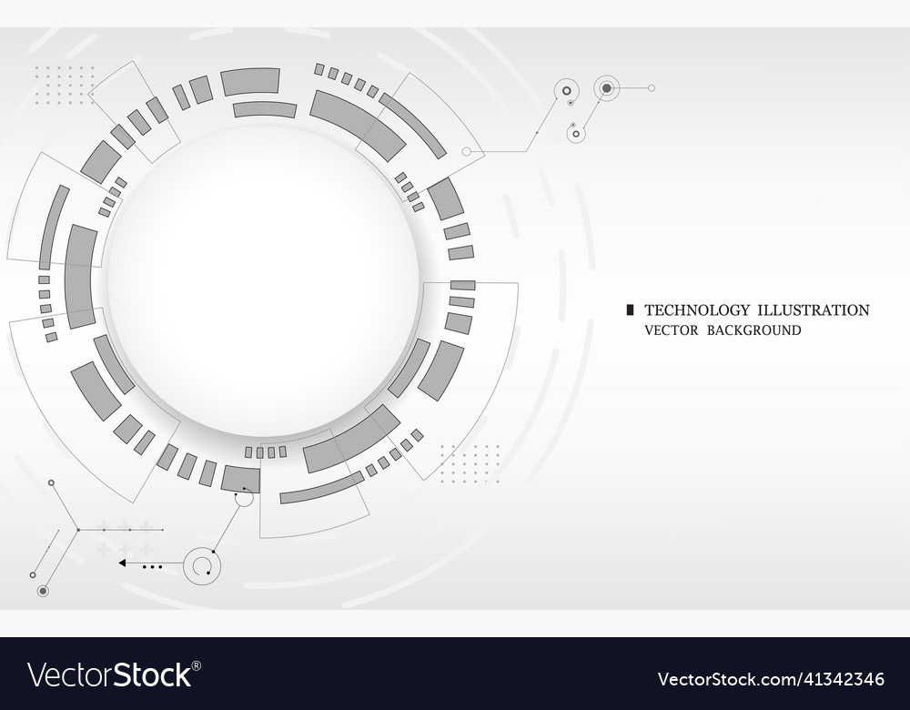 Abstract computer technology display Royalty Free Vector