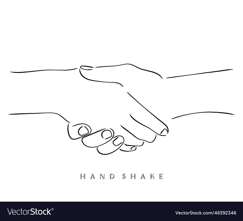Handshake Royalty Free Vector Image - VectorStock