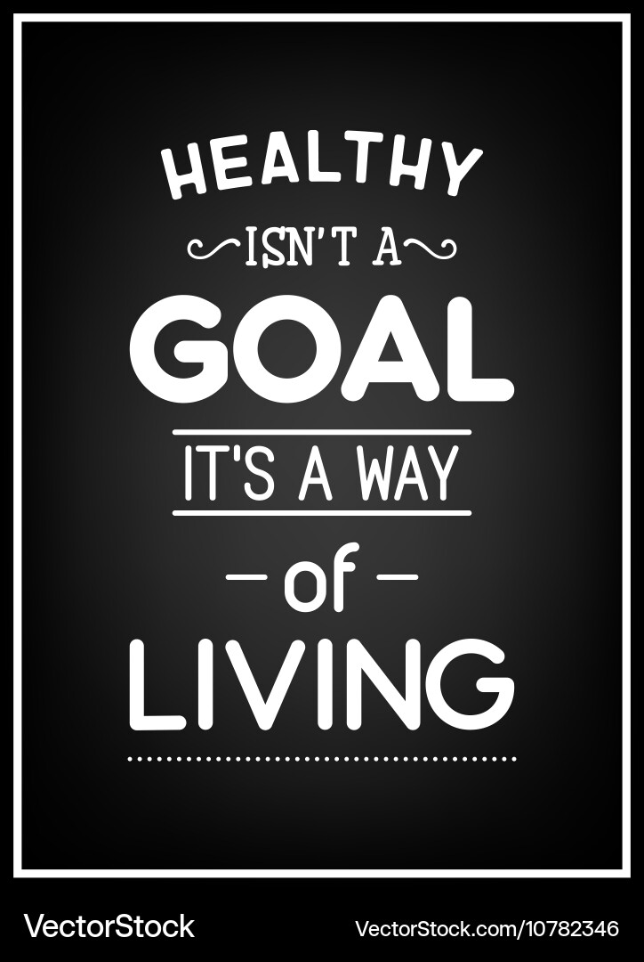 Health quote typographical poster Royalty Free Vector Image