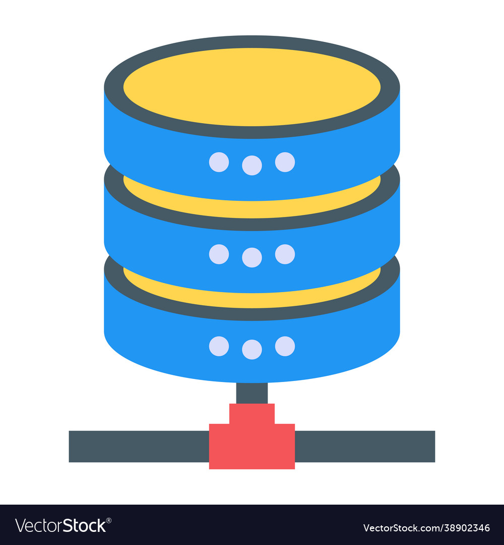 Shared server Royalty Free Vector Image - VectorStock