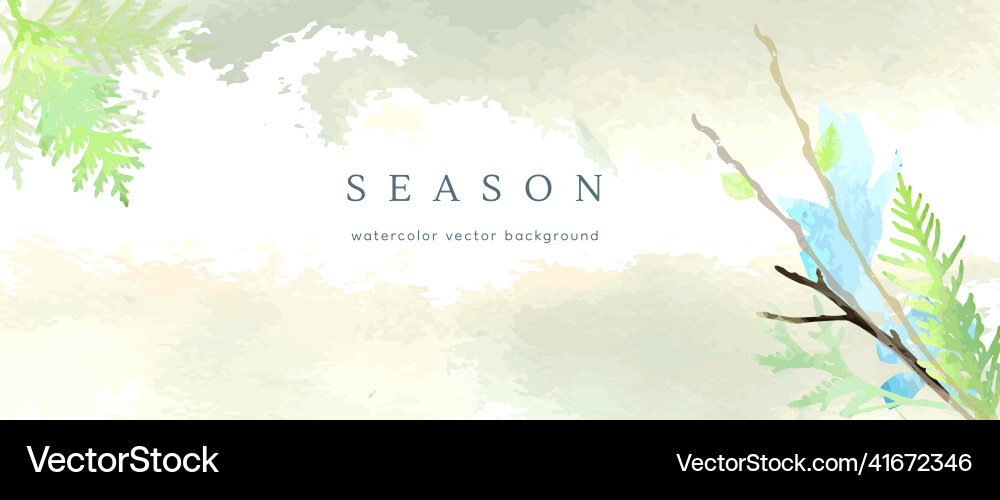 Spring season background pastel banner blue Vector Image