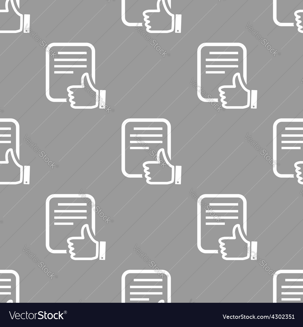 Document seamless pattern Royalty Free Vector Image