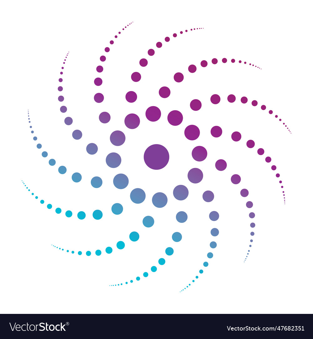 Vortex logo Royalty Free Vector Image - VectorStock