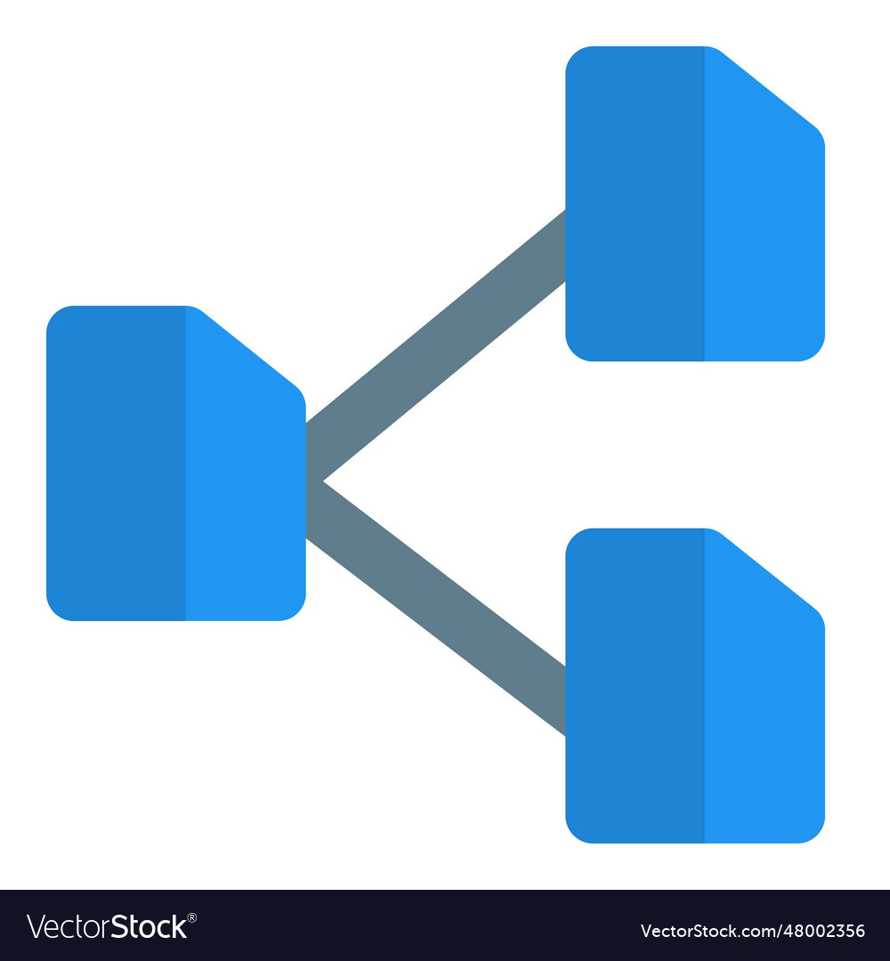 Data exchange between several resources Royalty Free Vector
