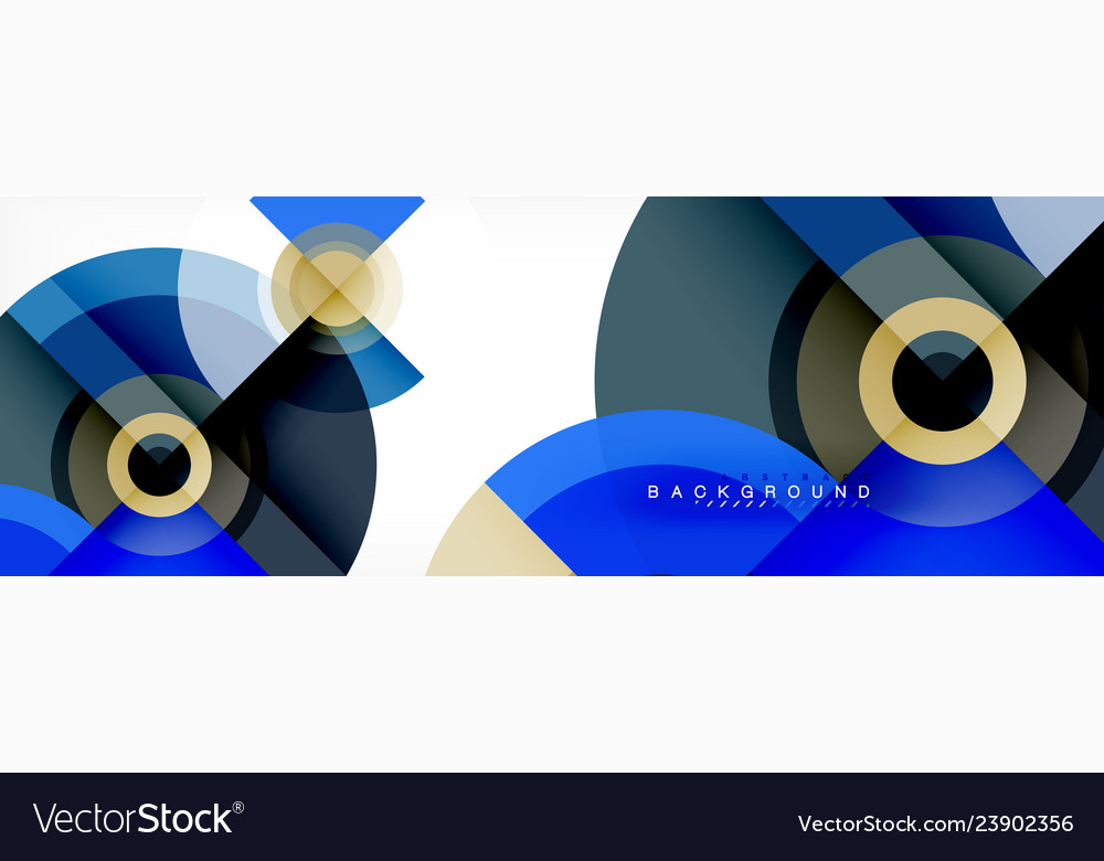 Geometric circle abstract background creative Vector Image