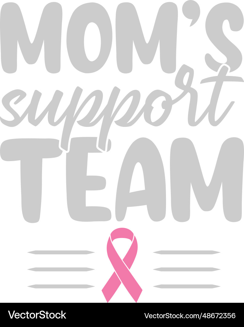 Moms support team Royalty Free Vector Image - VectorStock