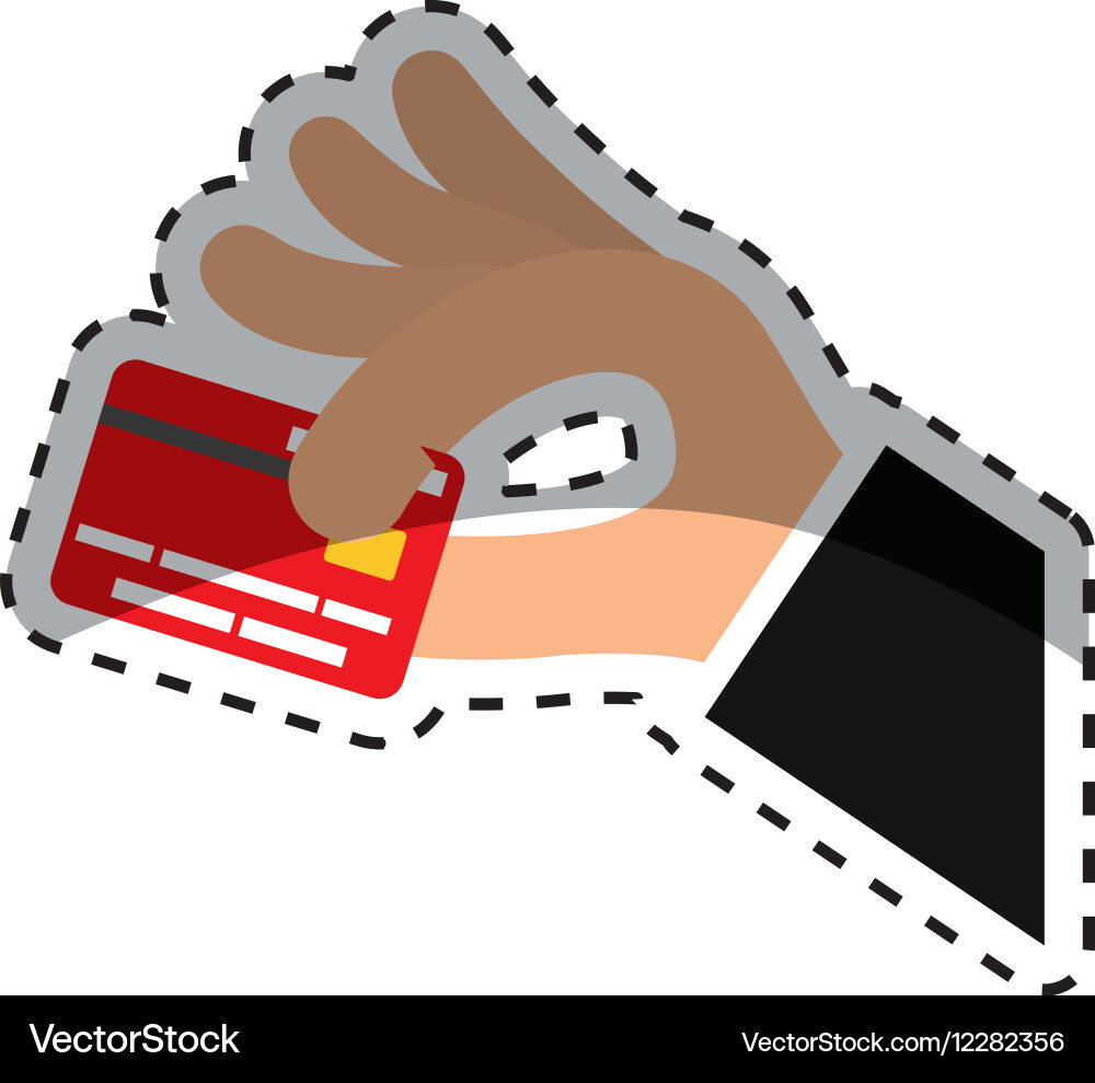 Money credit card Royalty Free Vector Image - VectorStock