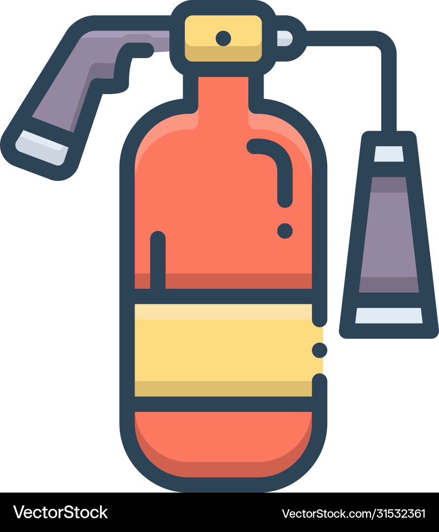 Fire extinguisher Royalty Free Vector Image - VectorStock
