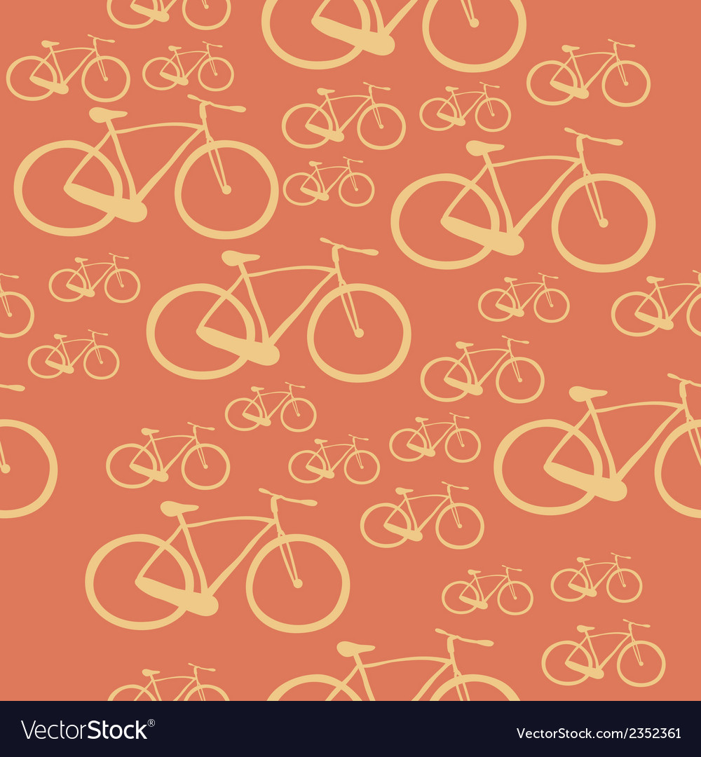 Pattern bike Royalty Free Vector Image - VectorStock