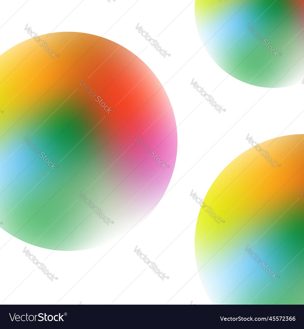 Abstract background multicolor gradient circle Vector Image