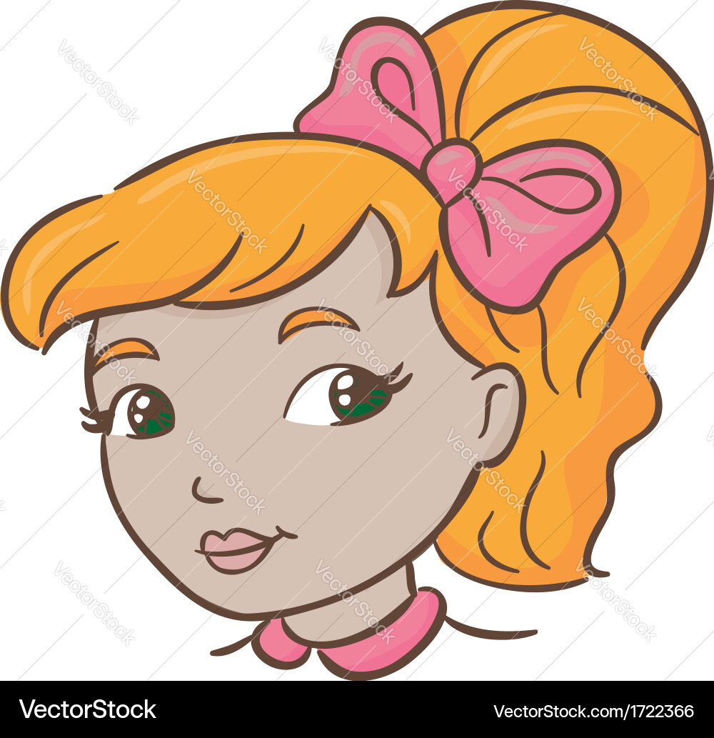 Girl character Royalty Free Vector Image - VectorStock