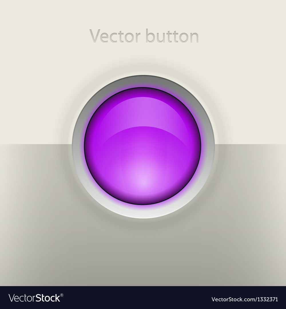 Glossy empty button Royalty Free Vector Image - VectorStock