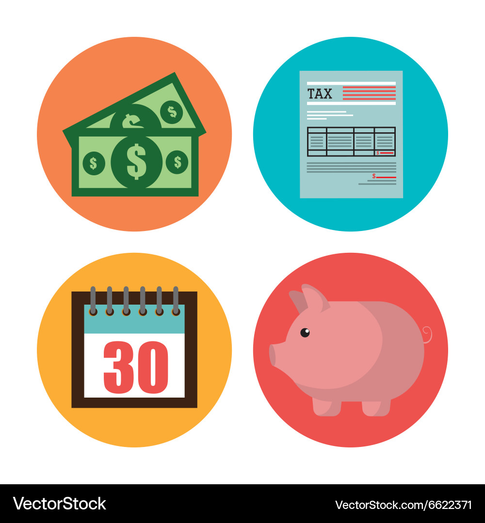 Government taxes payday Royalty Free Vector Image