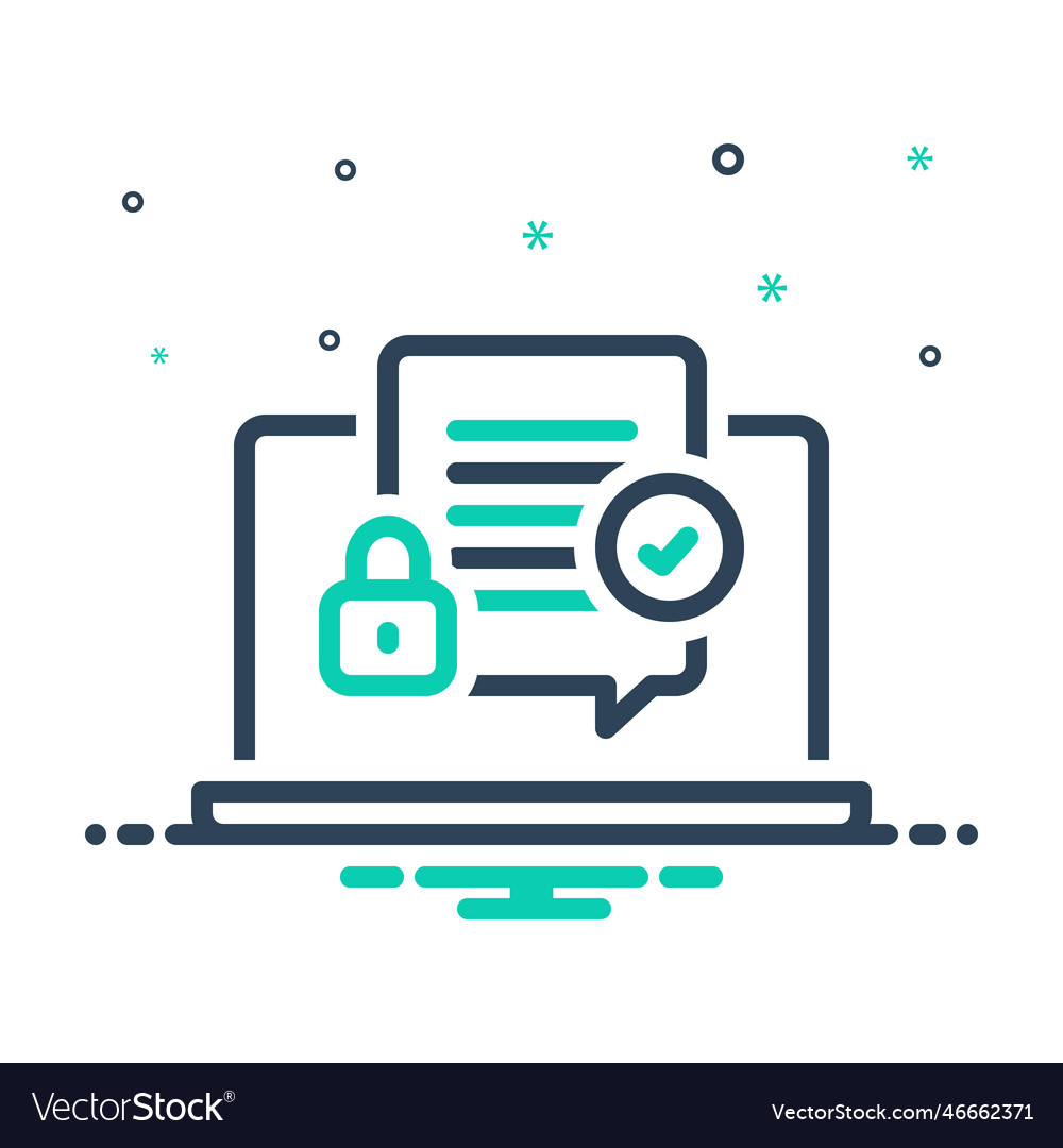 Secured Royalty Free Vector Image - VectorStock