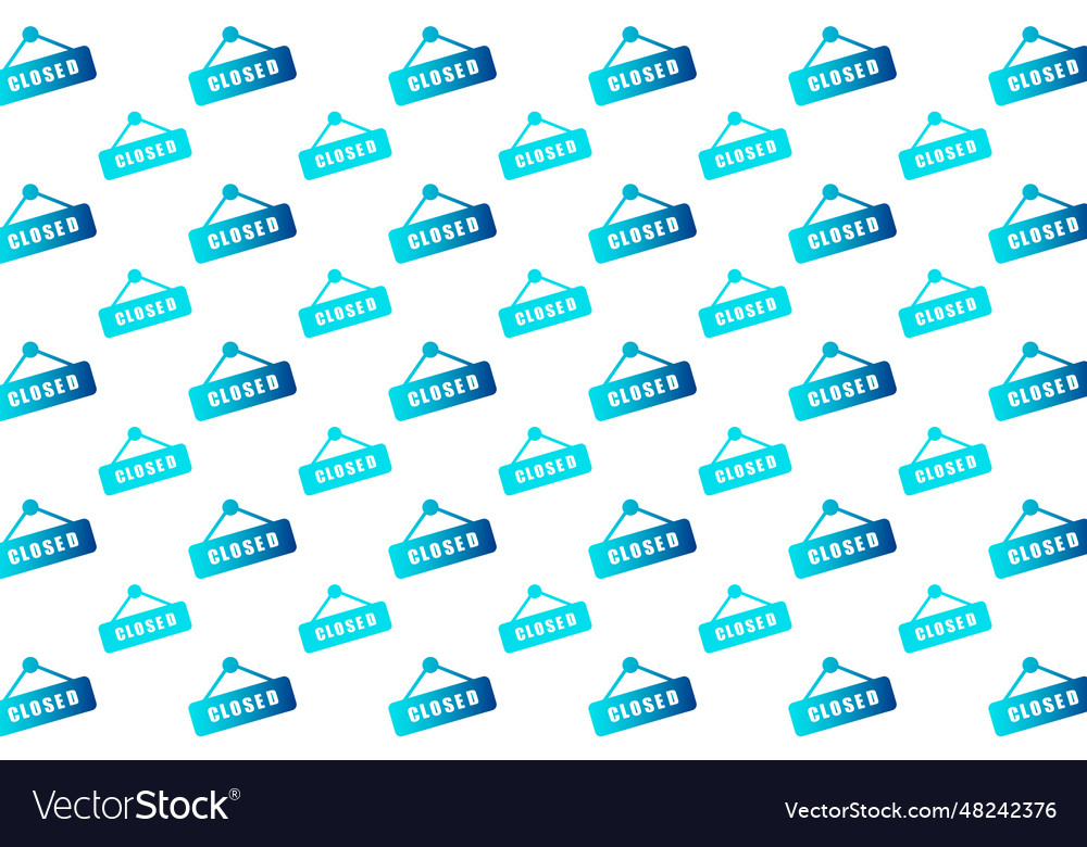 Abstract closed pattern background Royalty Free Vector Image