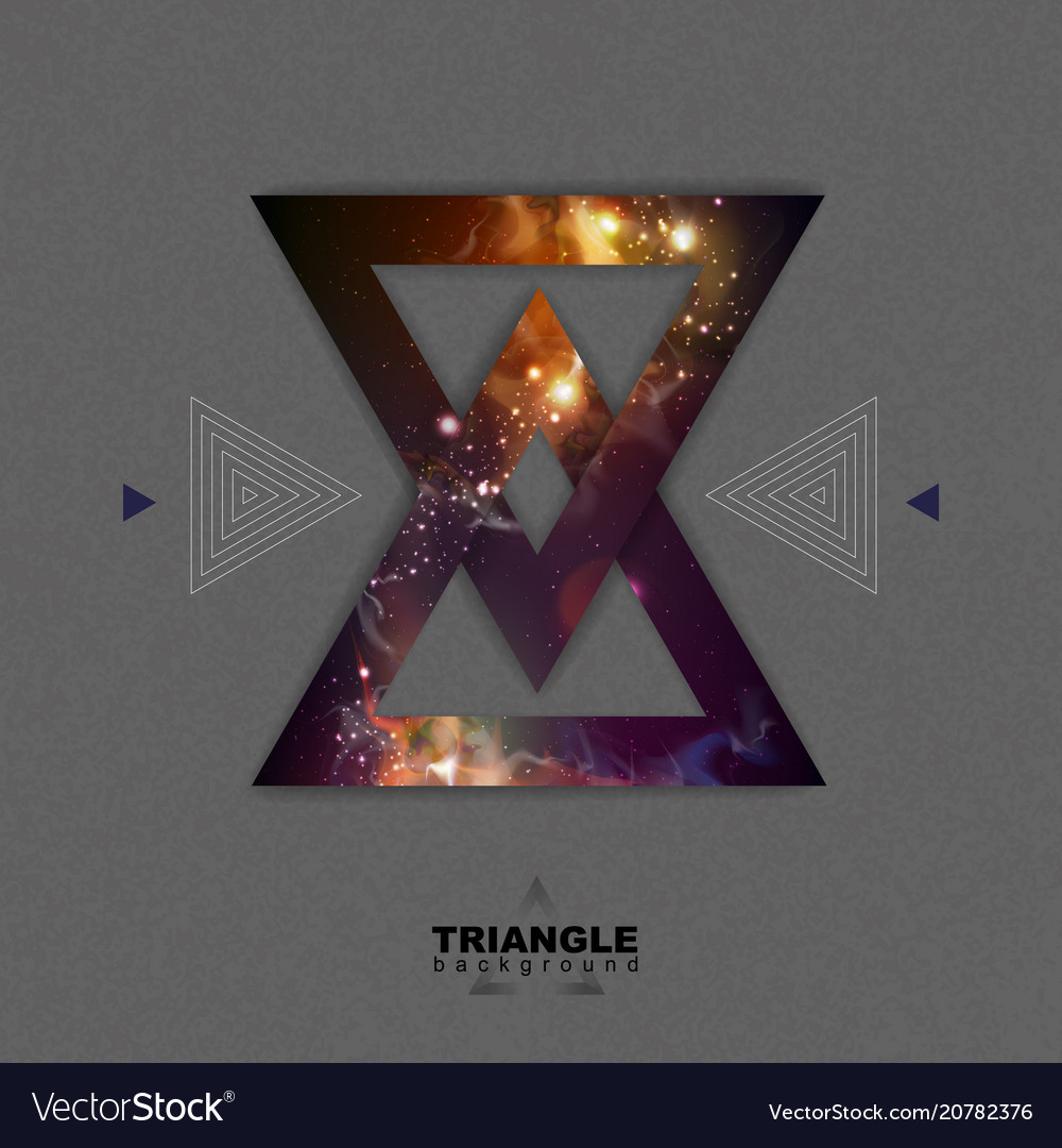 Abstract hipster polygonal triangle background Vector Image Abstract hipster polygonal triangle background Vector Image
