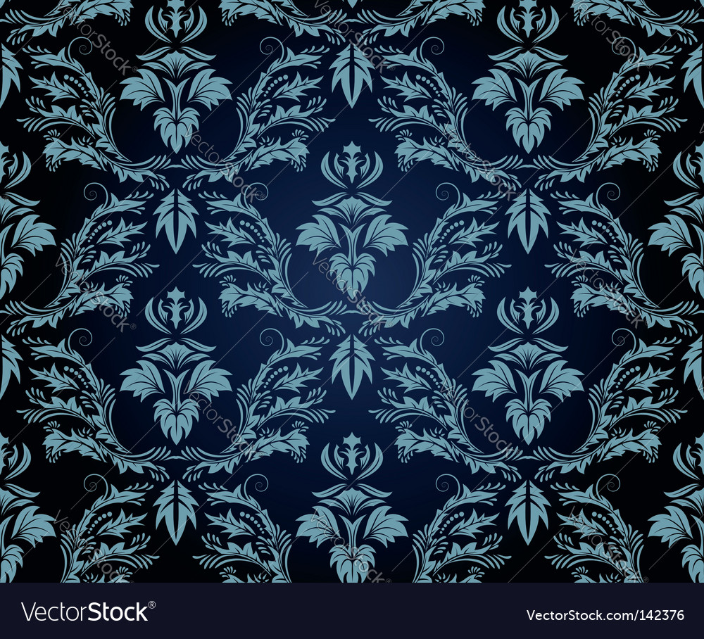 Damask pattern Royalty Free Vector Image - VectorStock