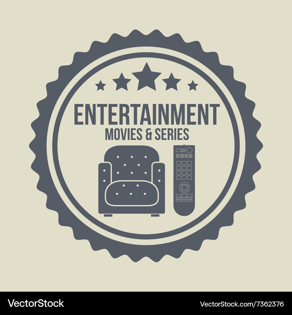 Entertainment concept design Royalty Free Vector Image
