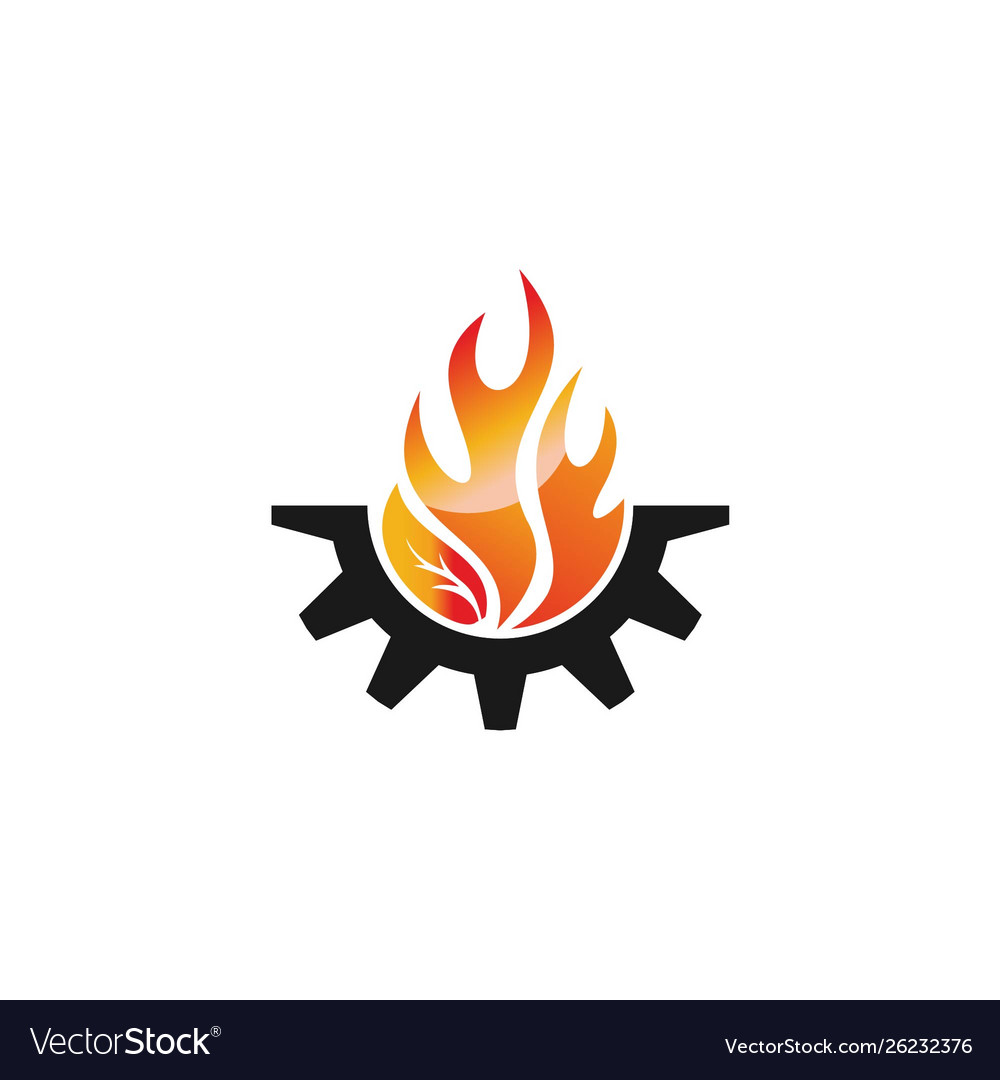 Fire logo template Royalty Free Vector Image - VectorStock
