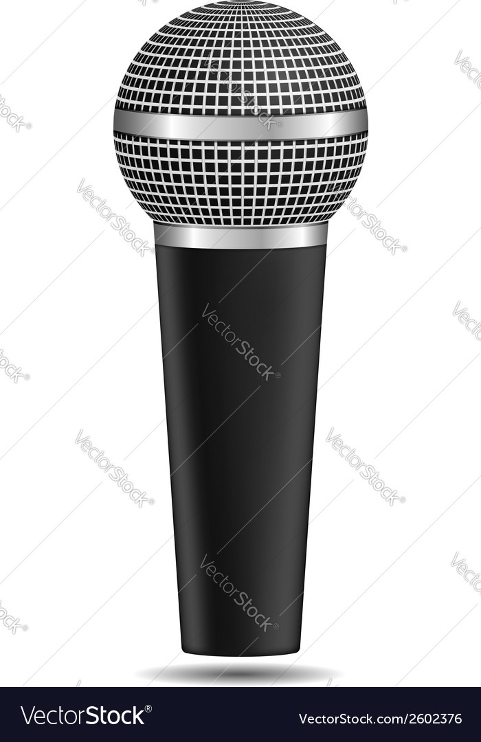Microphone Royalty Free Vector Image - VectorStock