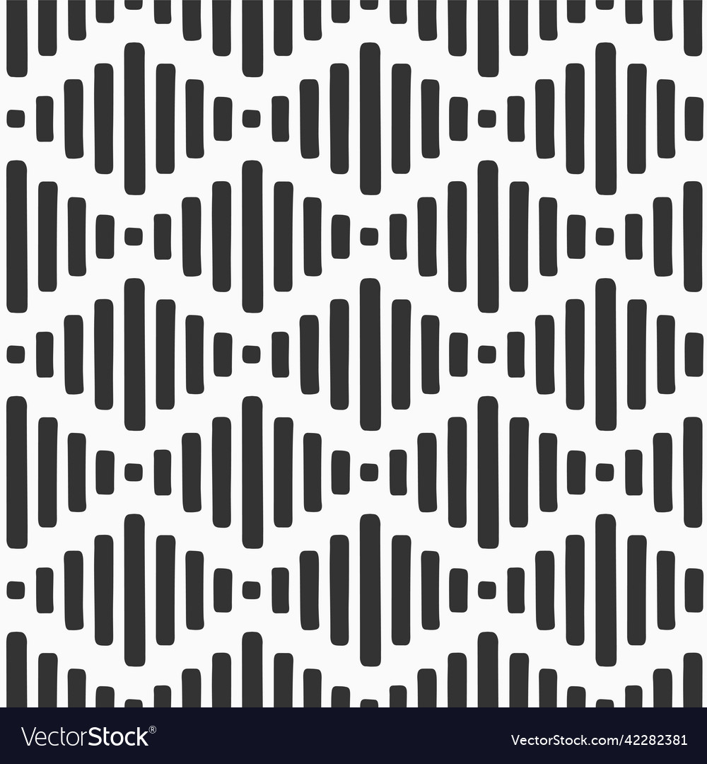 Abstract seamless pattern with dashed lines Vector Image