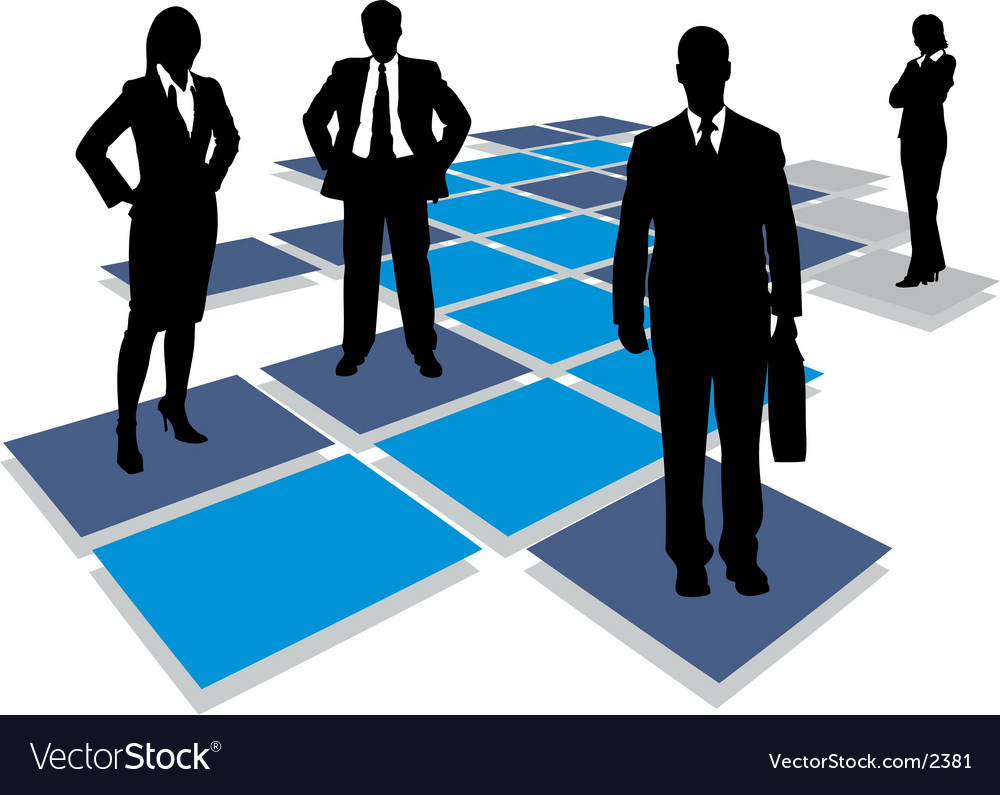 Business team Royalty Free Vector Image - VectorStock