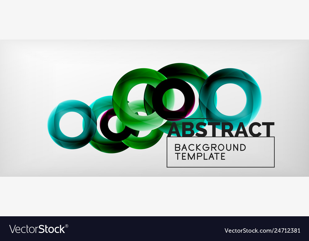 Circles Abstract Background Royalty Free Vector Image
