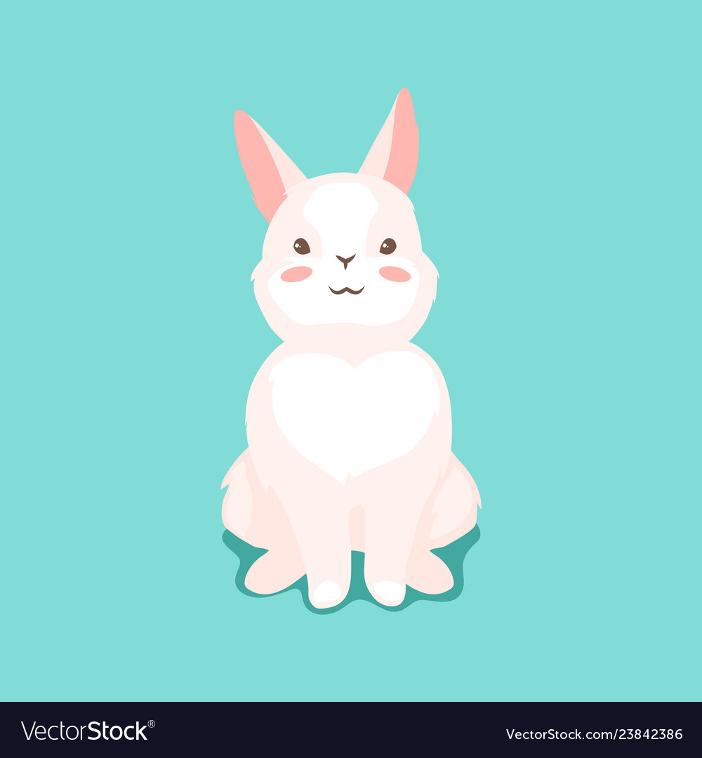 Cute easter bunny Royalty Free Vector Image - VectorStock