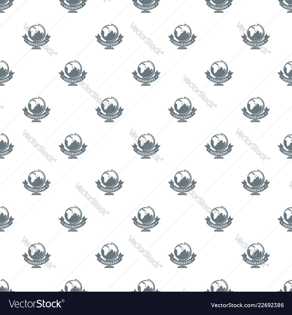 Geography pattern seamless Royalty Free Vector Image