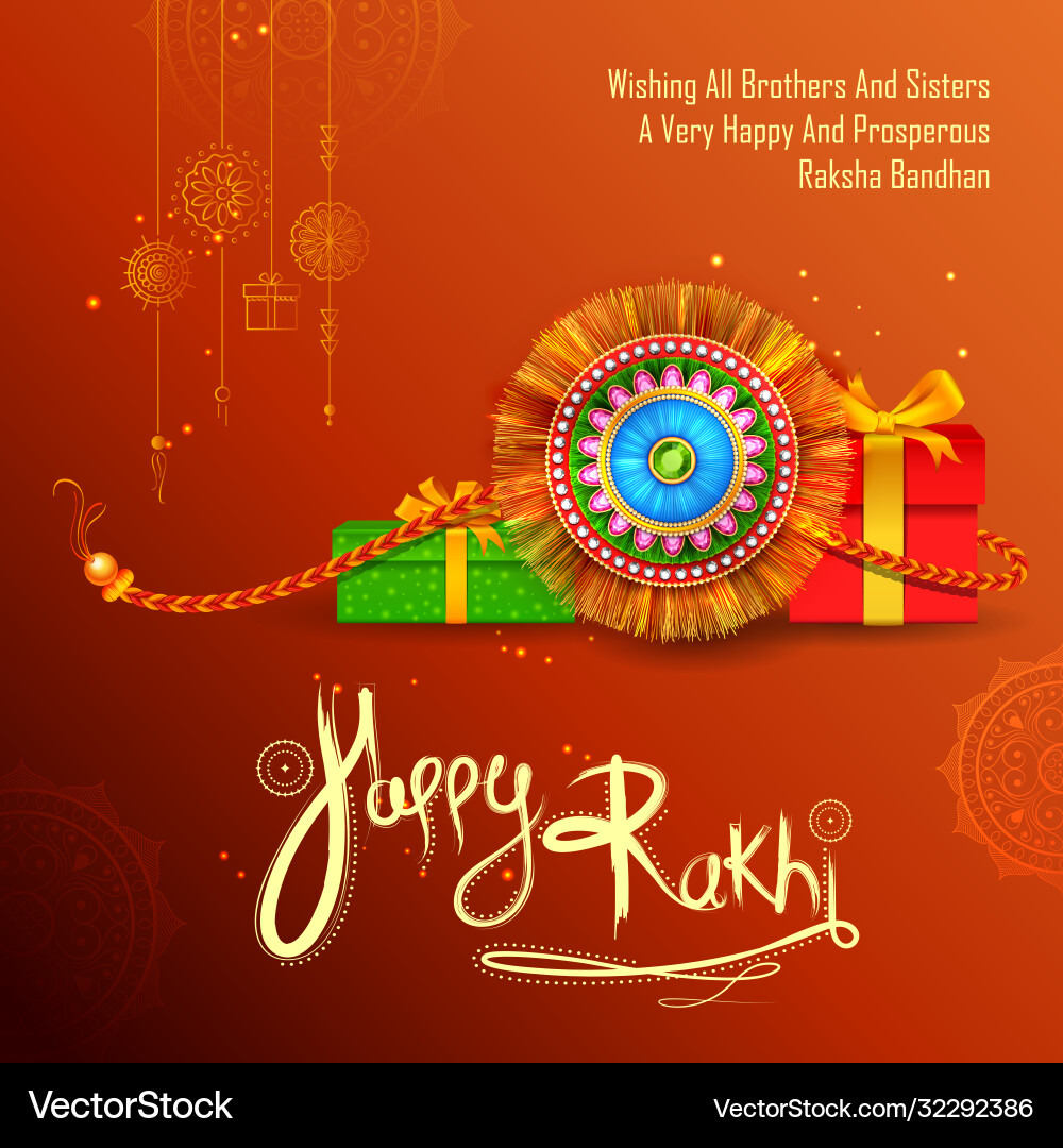 Greeting card and template banner with decorative Vector Image