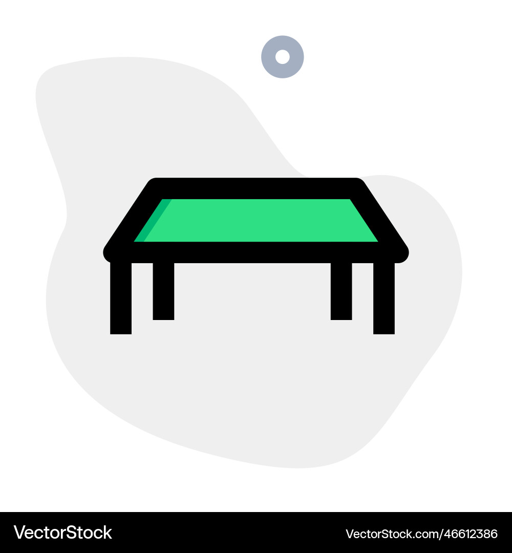 Large center table designed for living rooms Vector Image