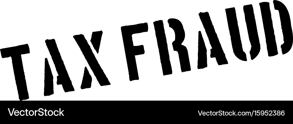 Tax fraud rubber stamp Royalty Free Vector Image