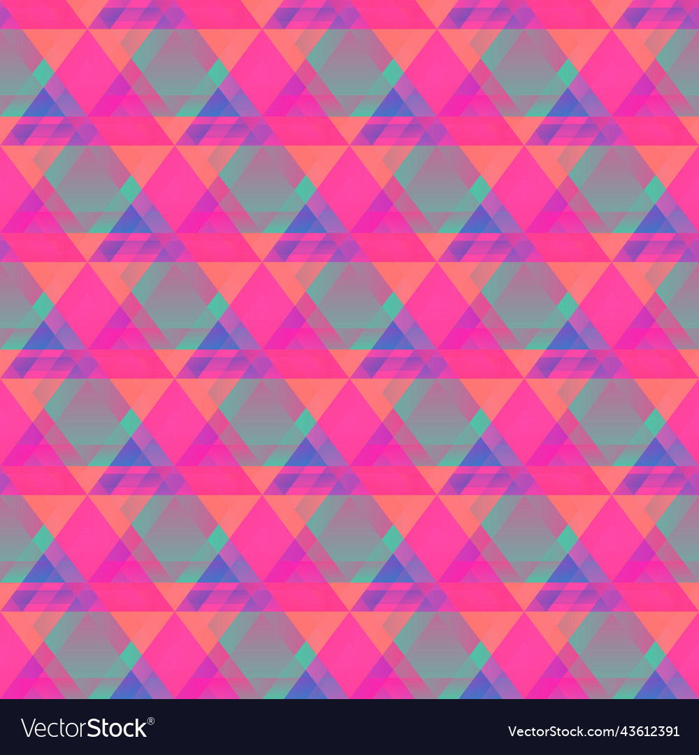 Pink triangle mosaic seamless pattern Royalty Free Vector Pink triangle mosaic seamless pattern Royalty Free Vector