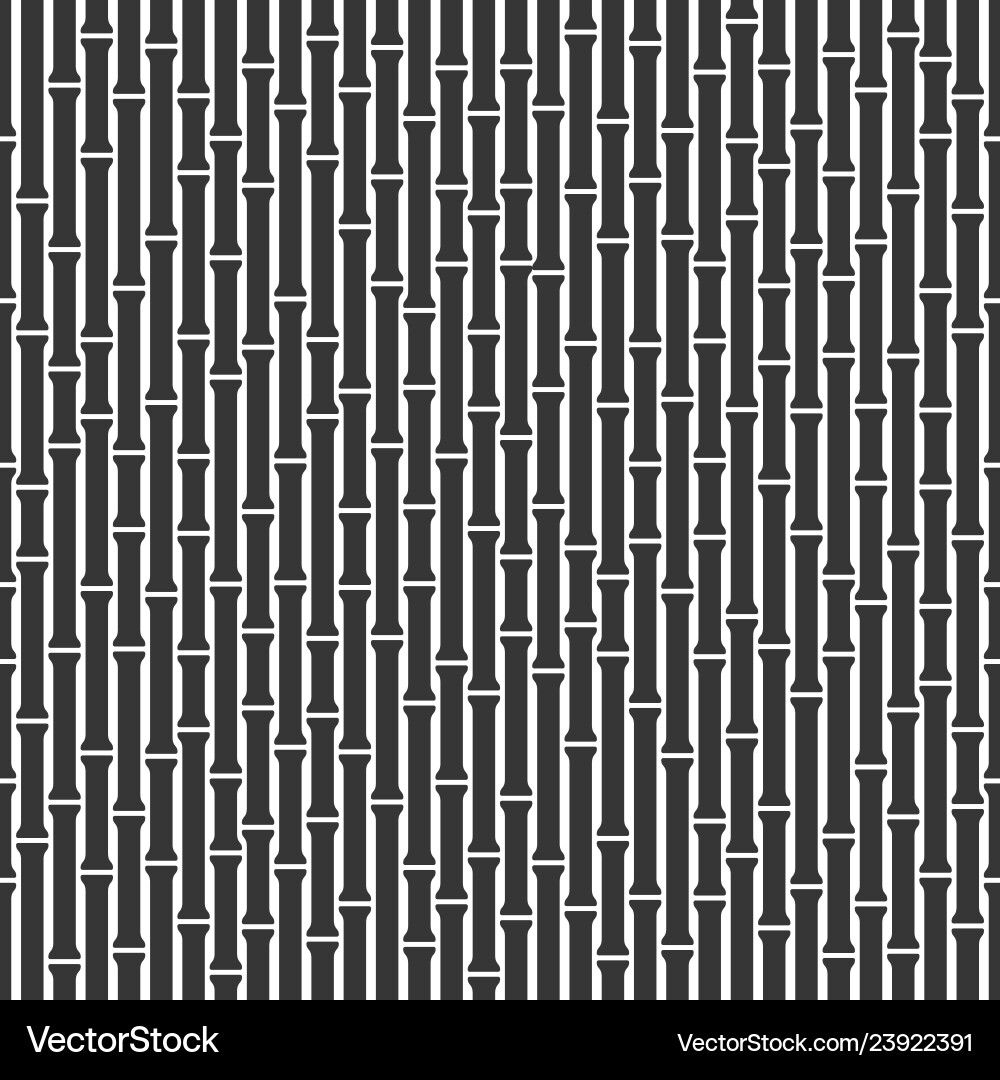 Seamless bamboo background pattern on white back Vector Image