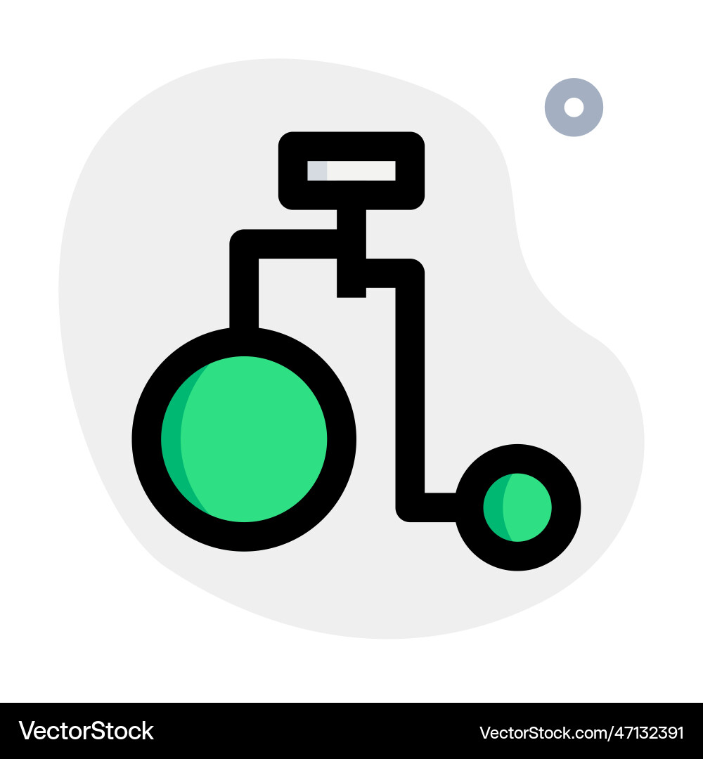 Wall-mounted operation light in a hospital Vector Image