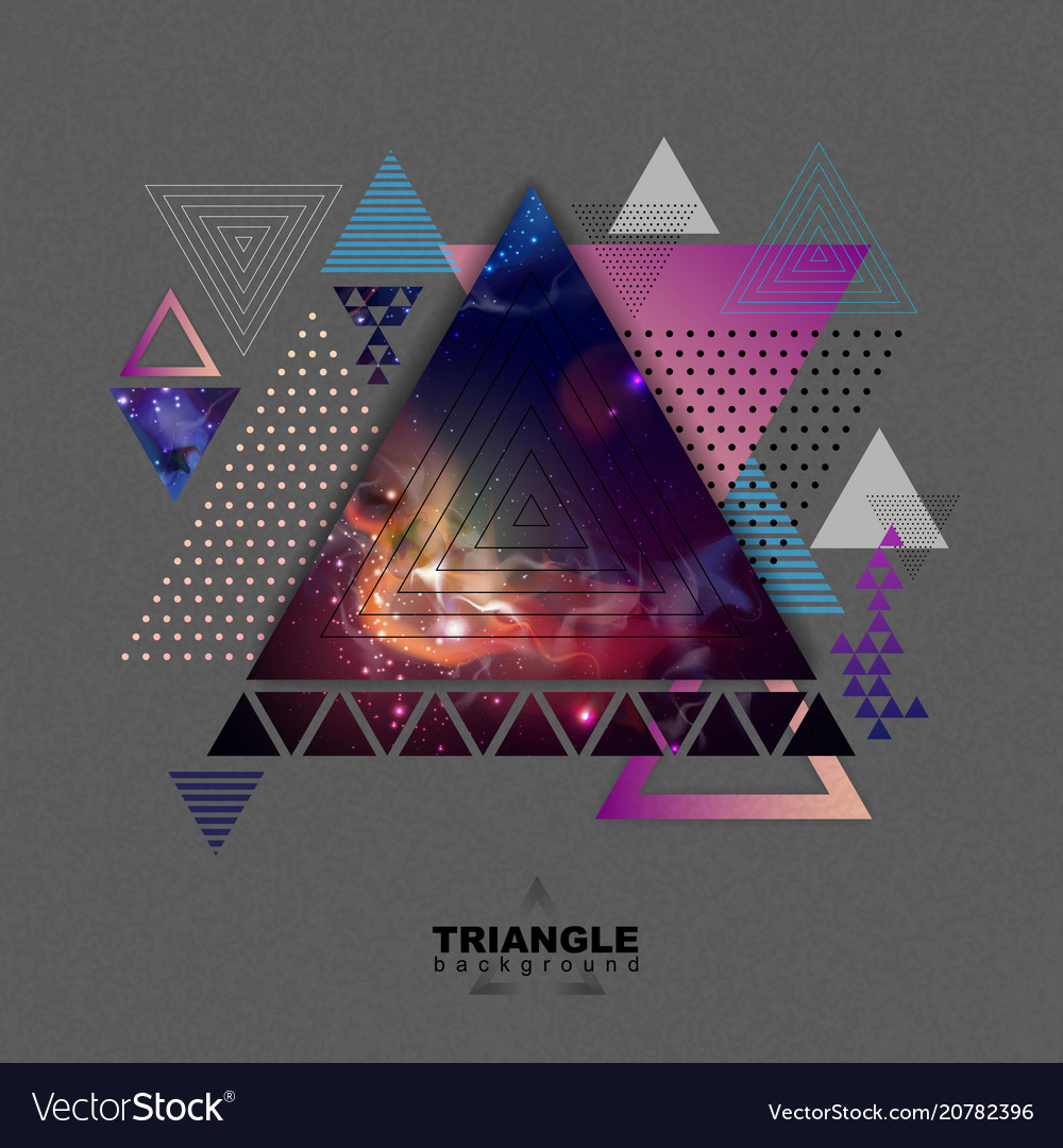 Abstract hipster polygonal triangle background Vector Image Abstract hipster polygonal triangle background Vector Image