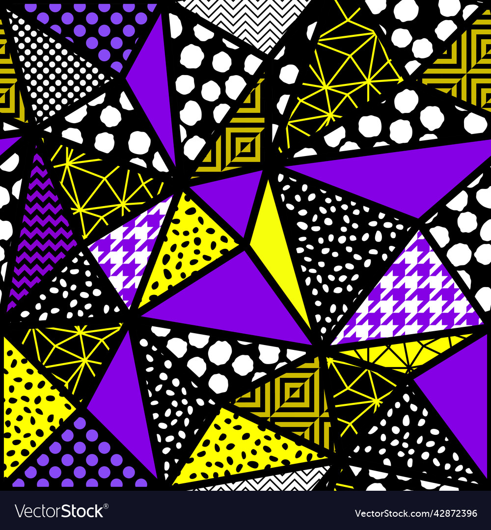 Seamless pattern abstract square texture Vector Image