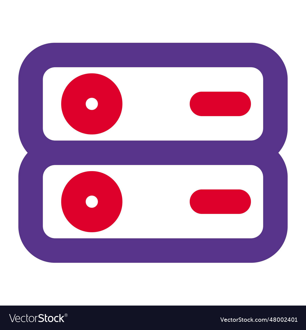 Data leak from the server database Royalty Free Vector Image