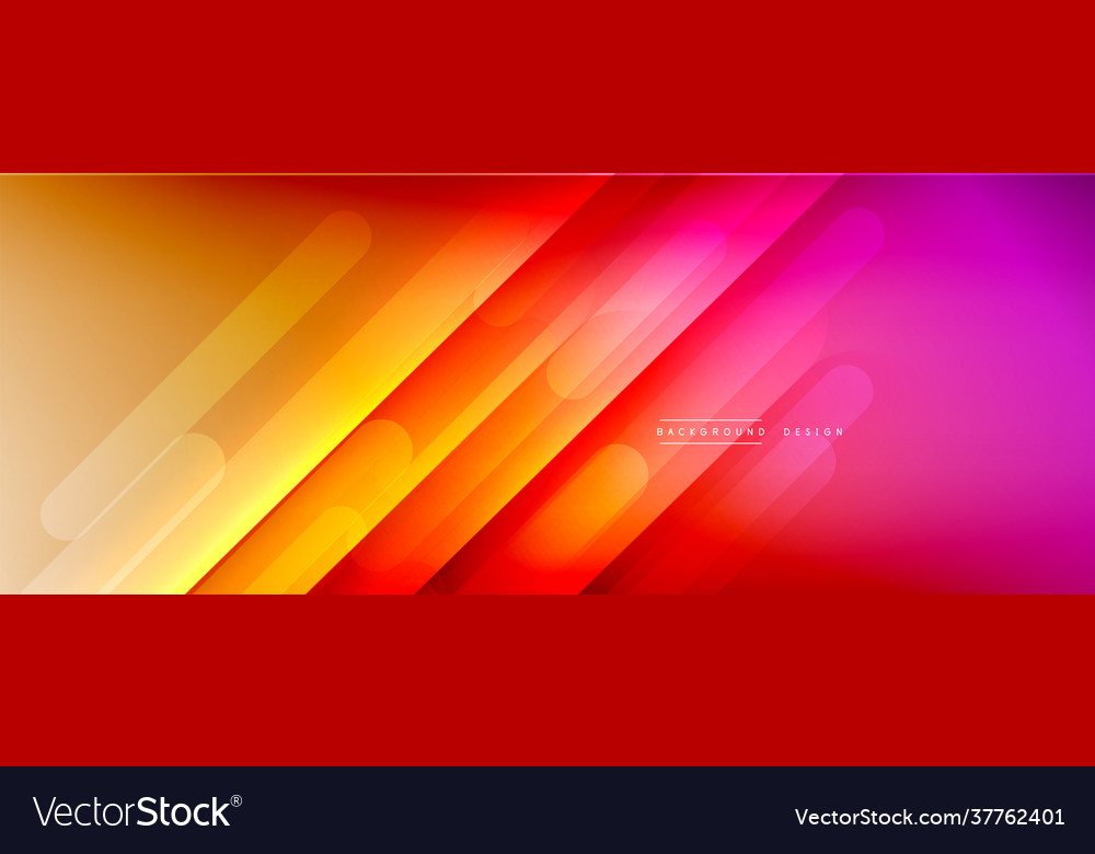 Dynamic lines abstract background 3d shadow Vector Image