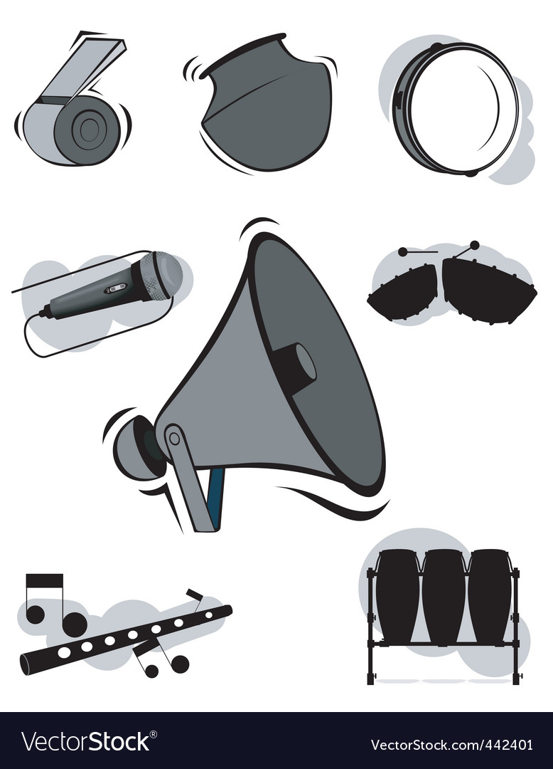 Music instruments Royalty Free Vector Image - VectorStock