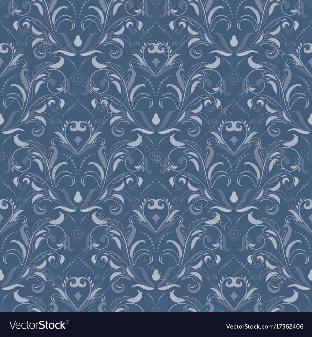 Baroque seamless pattern Royalty Free Vector Image
