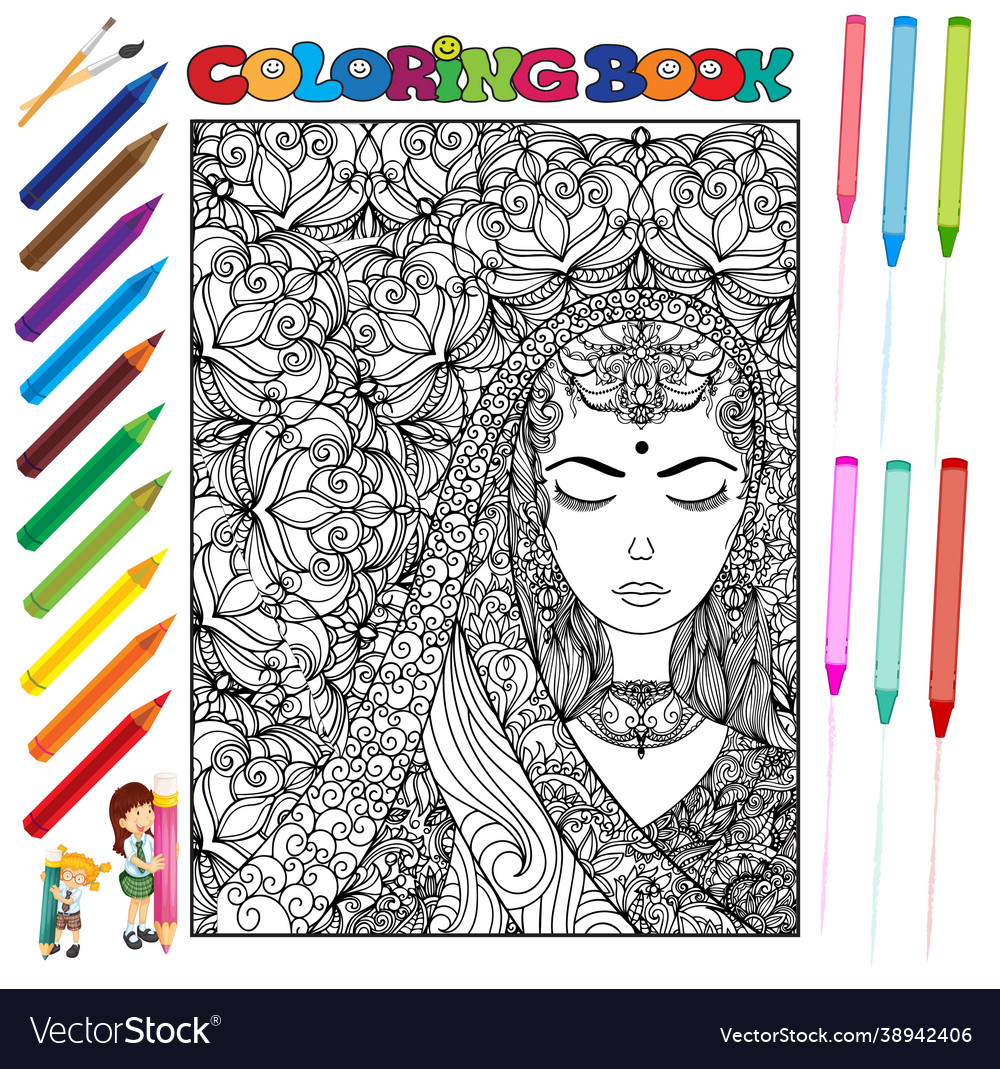Coloring book Royalty Free Vector Image - VectorStock