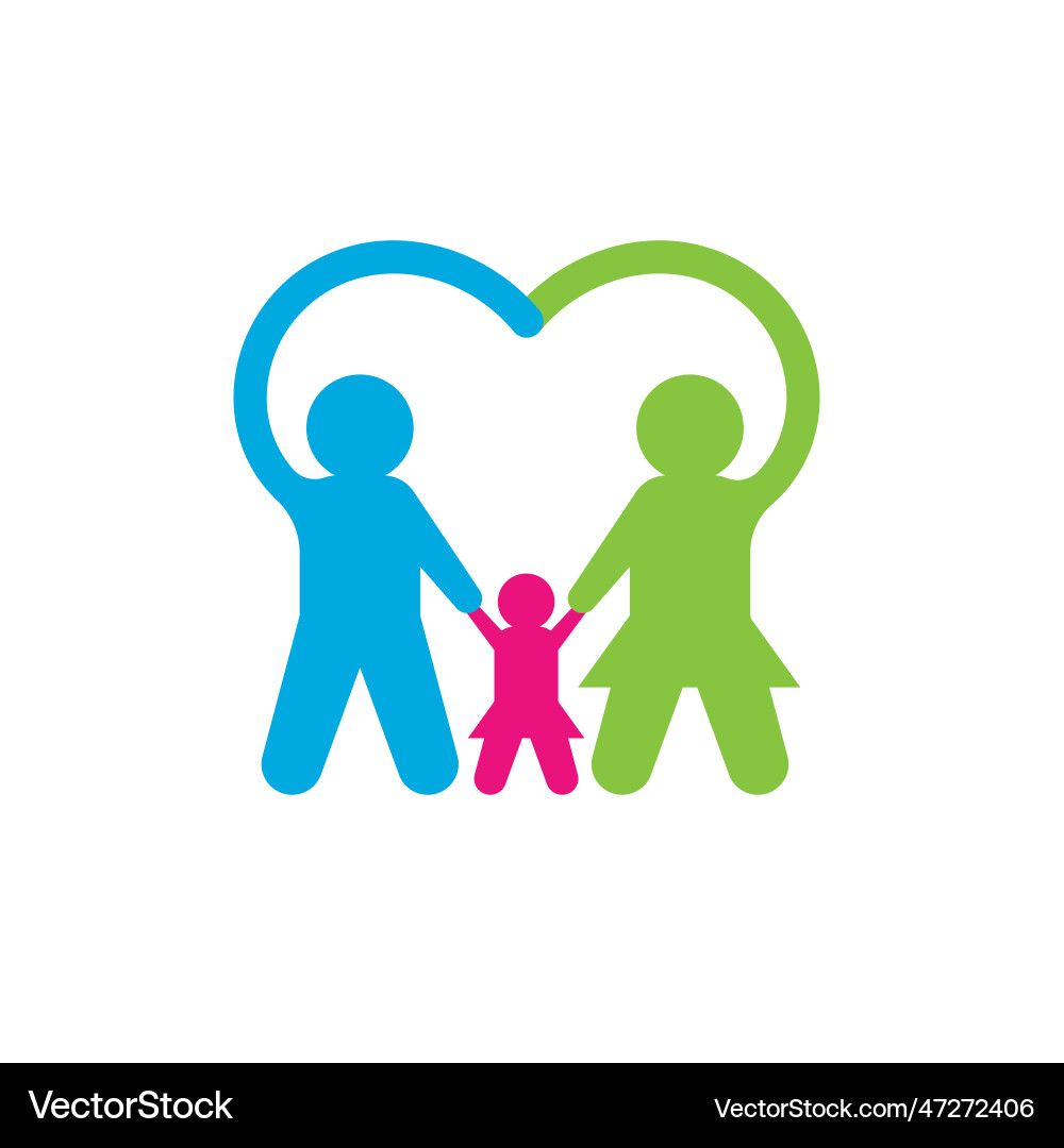 Happy family icon design Royalty Free Vector Image